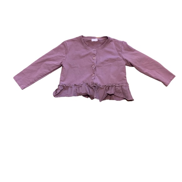Jamie Kay | Shirts & Tops | Jamie Kay 8 Yr Purple Cardigan Ruffle ...